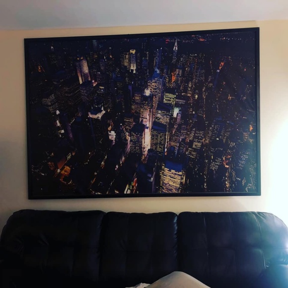 Wall Decor | Giant New York City Picture And Frame | Poshmark